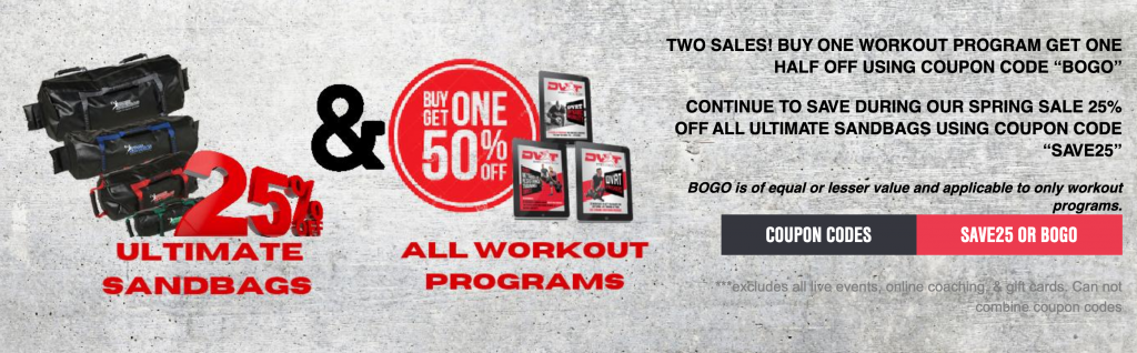 The “Leveling Up” Fitness Challenge - Ultimate Sandbag Training