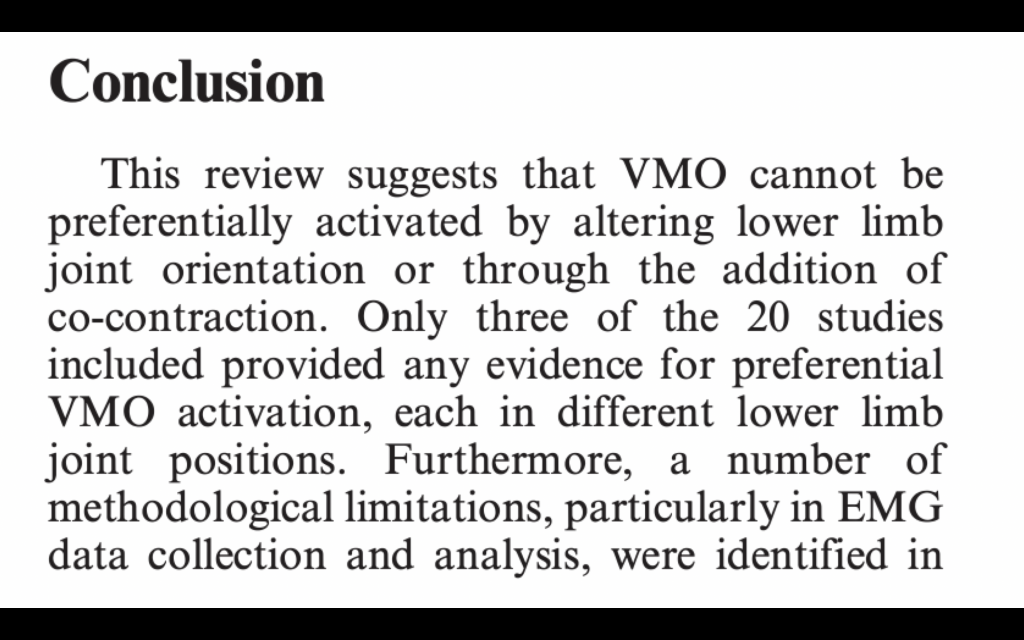 The VMO Exercise Myth - Ultimate Sandbag Training