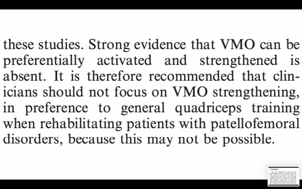 The VMO Exercise Myth - Ultimate Sandbag Training